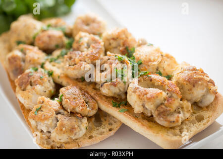 Soft herring roes or milt, from male herrings bought from a supermarket ...