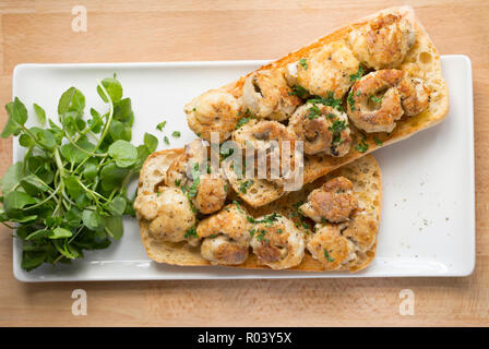 Soft herring roes or milt, from male herrings bought from a supermarket ...