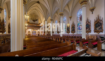 Fort Wayne, Indiana - The Cathedral of the Immaculate Conception Stock ...