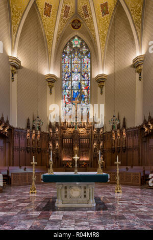 Fort Wayne, Indiana - The Cathedral of the Immaculate Conception Stock ...