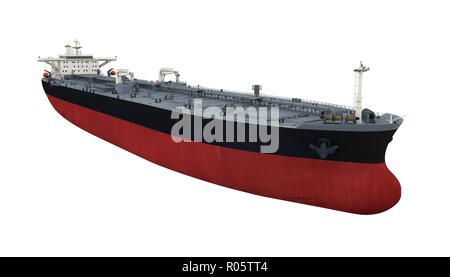 Tanker crude oil carrier ship, 3D model body structure, wire model ...