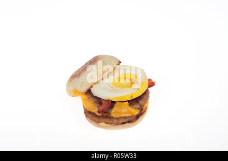 McDonald's new breakfast sandwich, the Triple Stack with 2 sausage ...