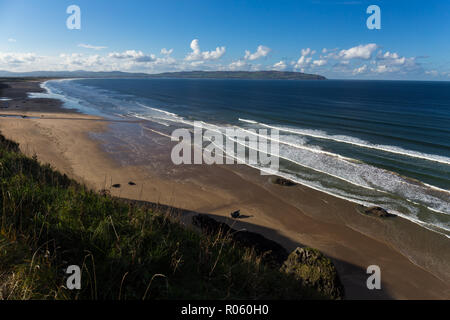 Benone beach, Castlerock, Northern Ireland, United Kingdom, Europe ...