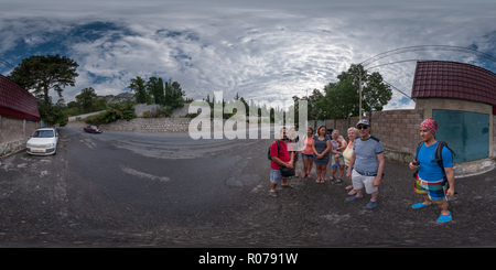 360° view of Streets of Alupka - Alamy