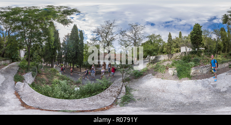 360° view of Streets of Alupka 1 - Alamy