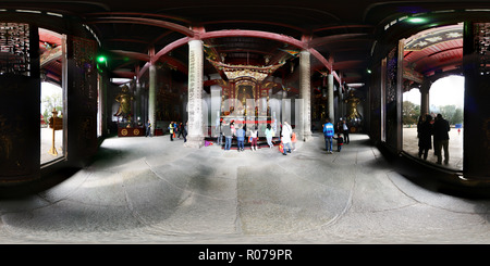 360° view of Sheng Di Dian (Grand Temple of Mount Heng - Alamy