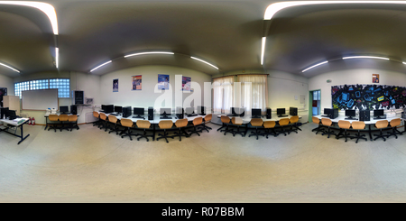 360° view of Classroom of the 7th Lyceum of Ioannina - Alamy