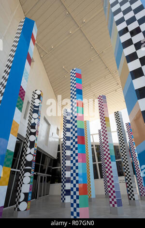 The exterior of the Yaakov Agam Museum in Rishon LeTsiyon, Israel Stock ...