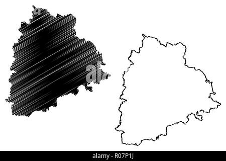 Telangana (States and union territories of India, Federated states ...