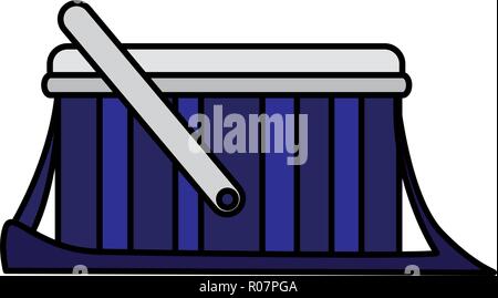 food cooler icon over white background, vector illustration Stock ...
