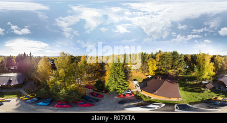 360° view of Forest Lakes resort - Alamy