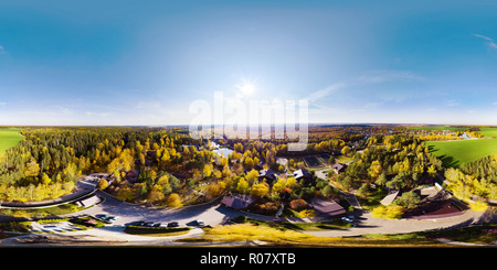 360° view of Forest Lakes resort - Alamy