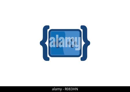 Code Game Logo Designs Inspiration, Vector Illustration Stock Vector ...
