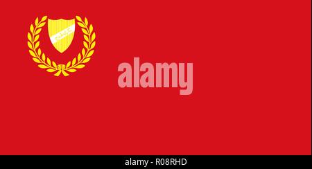Flag of Kedah (Malaysia) Kedah Darul Aman Stock Vector Image & Art - Alamy