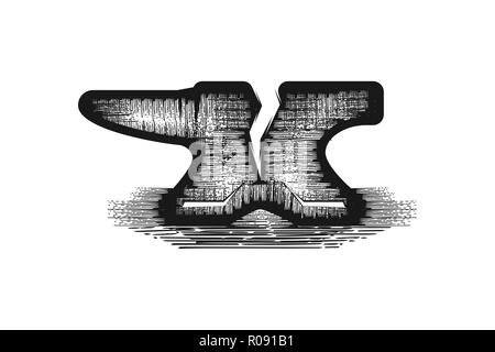 hand drawn forge logo Designs Inspiration Stock Vector Image & Art - Alamy