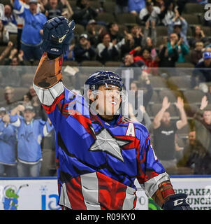 ECHL Nov 2 - Jacksonville, FL, U.S.: Jacksonville Icemen forward Wacey ...