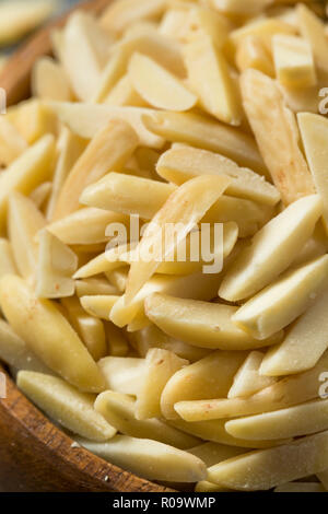 Raw Organic Slivered Almonds Ready to Eat Stock Photo - Alamy