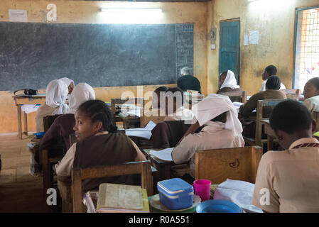 classroom with schoolgirls in Kenya, Africa Stock Photo - Alamy