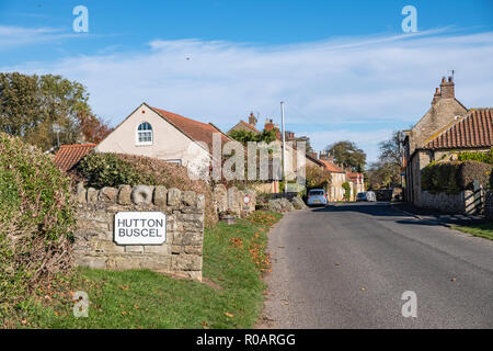 The North Yorkshire Village of Hutton Buscel Stock Photo - Alamy
