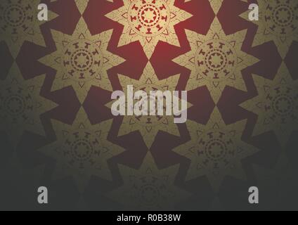Thai background design element pattern stage backdrop vector ...