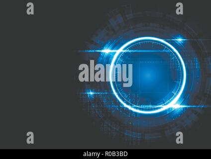 Intelligent interface concept vector illustration Stock Vector Image ...