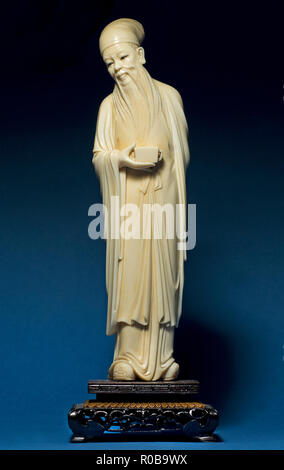 Japanese Ivory Okimono Stock Photo - Alamy