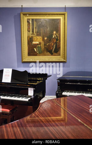 Manchester, UK. Forsyth's, the oldest music shop in Britain, founded in ...