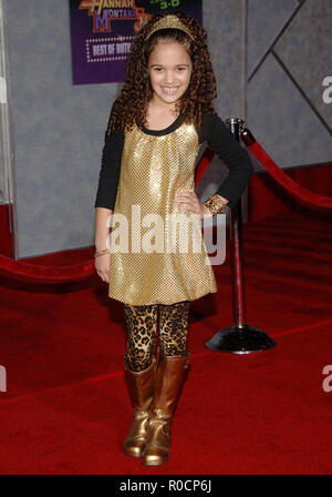 Madison Pettis at Hannah Montana: The Movie, World Premiere at The El ...
