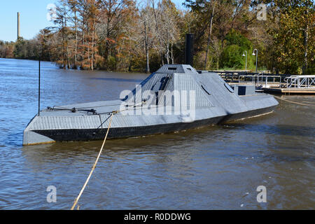 A replica of the CSS Albemarle Civil War Ironclad Stock Photo - Alamy