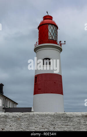 Souter Point Lighthouse in South Tyneside Stock Photo - Alamy