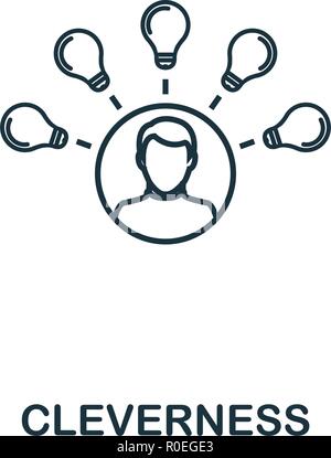 Cleverness icon. Simple element from project management icons ...