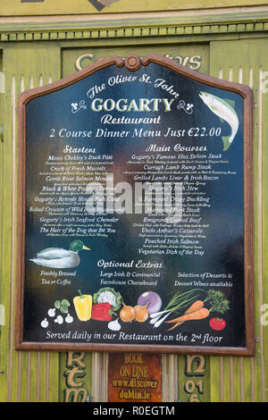 Gogarty Bar and Pub Sign, Temple Bar, Dublin, Ireland Stock Photo - Alamy