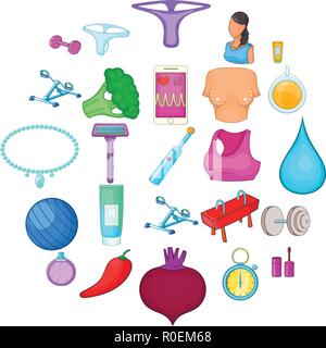 Acupuncture icons set cartoon vector. Meridian body. Liver point ...