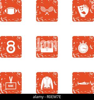 Undergo icons set, grunge style Stock Vector Image & Art - Alamy