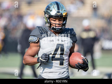 November 03, 2018: Purdue wide receiver Rondale Moore (4) during NCAA ...