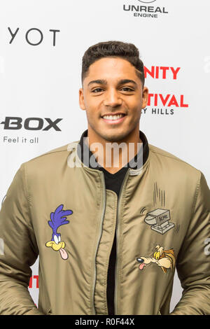 Michael Evans Behling attends the Red Carpet at the Grand Prix during ...