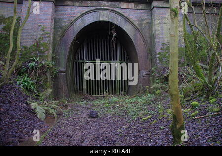 Oxendon Tunnel disused railway tunnel. The Macmillan Way. The Brampton ...
