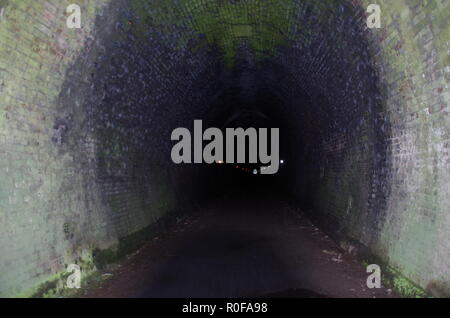 Oxendon Tunnel disused railway tunnel. The Macmillan Way. The Brampton ...