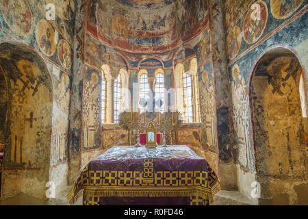 Interior details of the Pantanassa Church in Pantanassa Monastery at ...