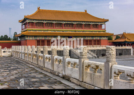 The Forbidden City, great palace complex in Beijing, home of the ...