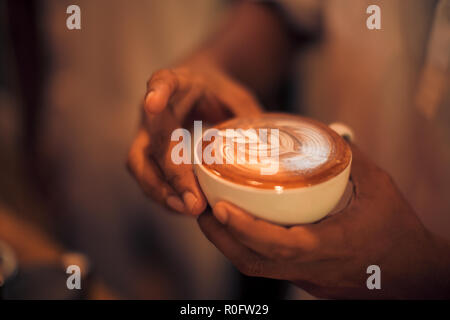 Coffee shop blur background with bokeh light with vintage filter Stock ...