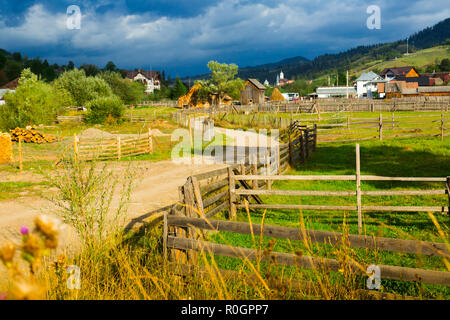 Sadova, traditional romanian village in autumn day Stock Photo - Alamy