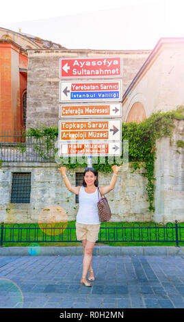 Signboard of Hagia Sophia in Istanbul City, Turkiye Stock Photo - Alamy