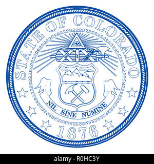 Colorado State Seal Stock Photo - Alamy