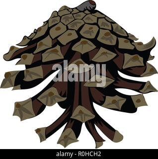 pine tree plant isolated icon vector illustration design Stock Vector ...