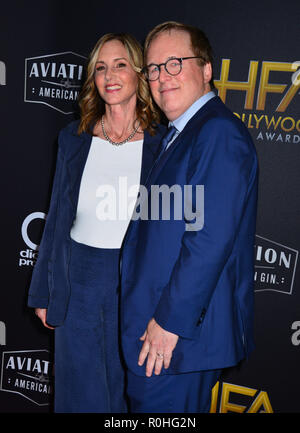 (L-R) Elizabeth Canney and Brad Bird at the 22nd Annual Hollywood Film ...