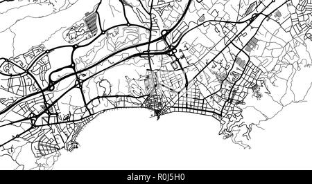 Urban vector city map of Benidorm, Spain Stock Vector Image & Art - Alamy