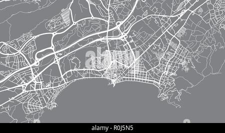 Urban vector city map of Benidorm, Spain Stock Vector Image & Art - Alamy