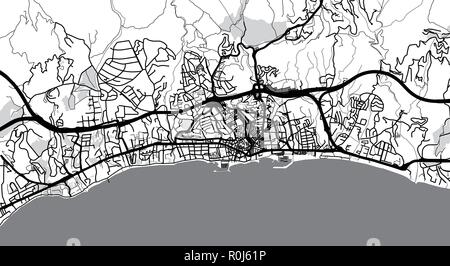 Urban vector city map of Marbella, Spain Stock Vector Image & Art - Alamy