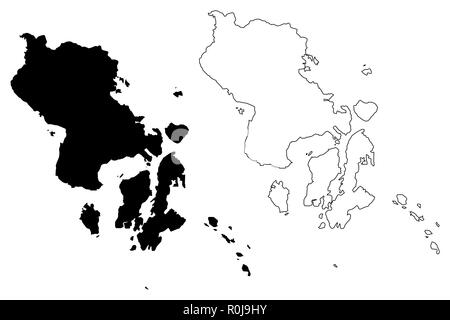 Buton Island (Subdivisions of Indonesia, Provinces of Indonesia) map ...